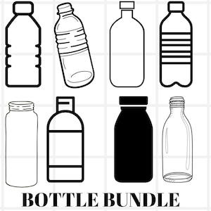 Bottle Svg\ SVG Files for Cricut\ Bottle Cut File\ Bottle Clipart ...