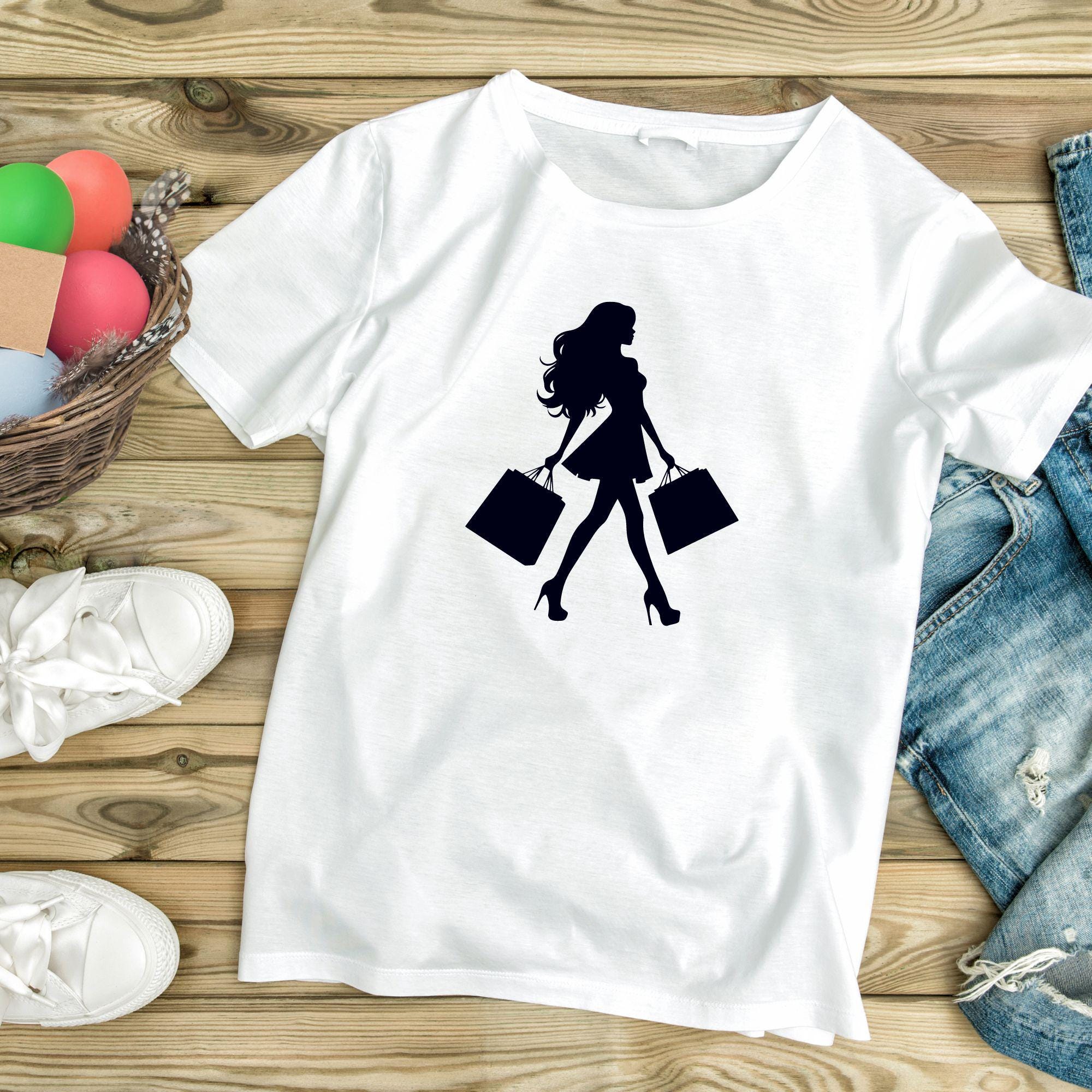 Shopping Girl SVG\ Shopping Girl SVG Bundle\ Shopping Girl Clipart ...