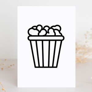 Popcorn Svg\ Popcorn Bucket Svg\ Popcorn Clipart\ Corn Svg\ Popcorn Box ...