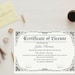 Editable License to Preach Template, Printable Certificate of License ...