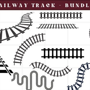 Train Tracks Svg, Svg Files for Cricut, Transportation SVG, Train ...