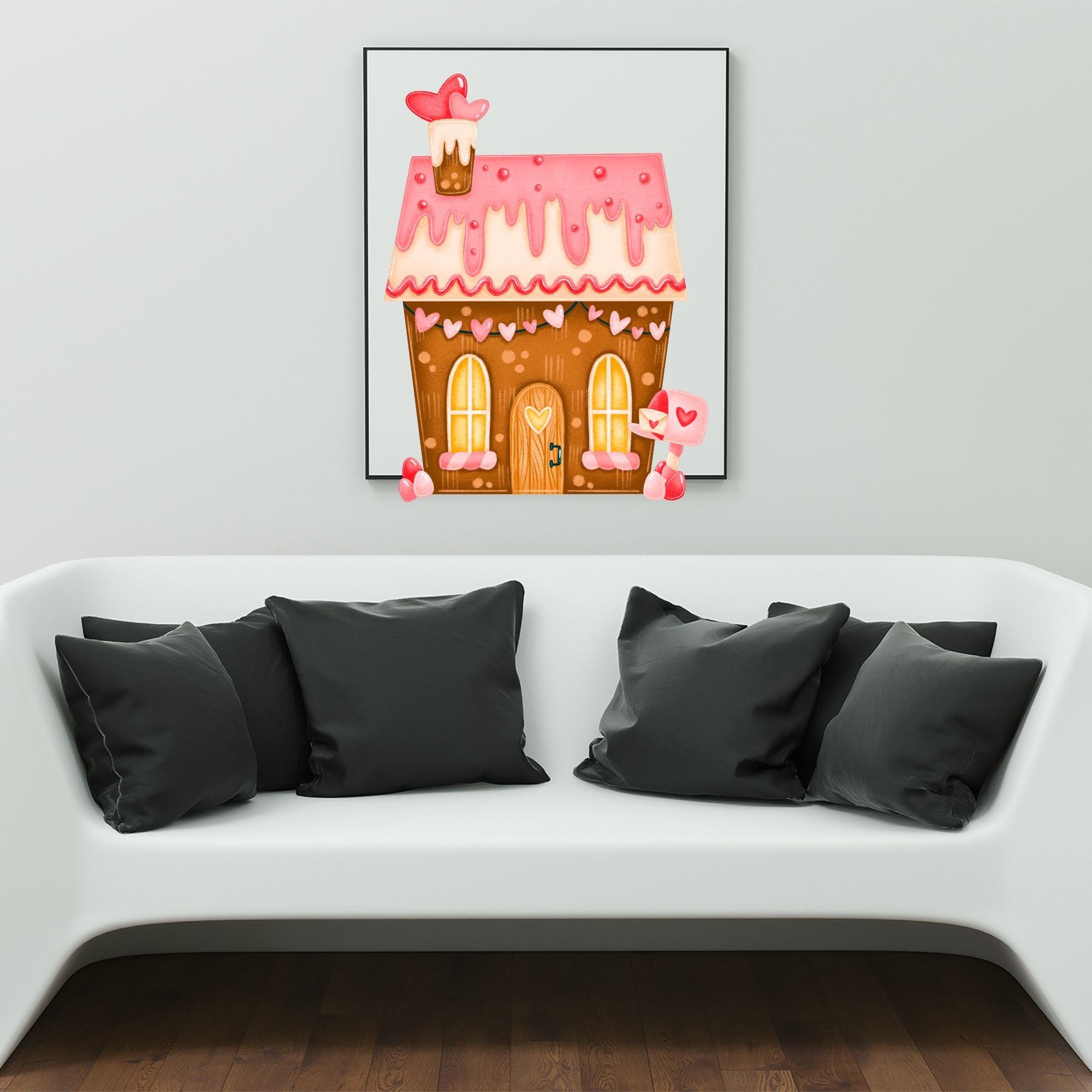 Gingerbread House Svg Candy Cane Svg Christmas Candy Svg Layered ...