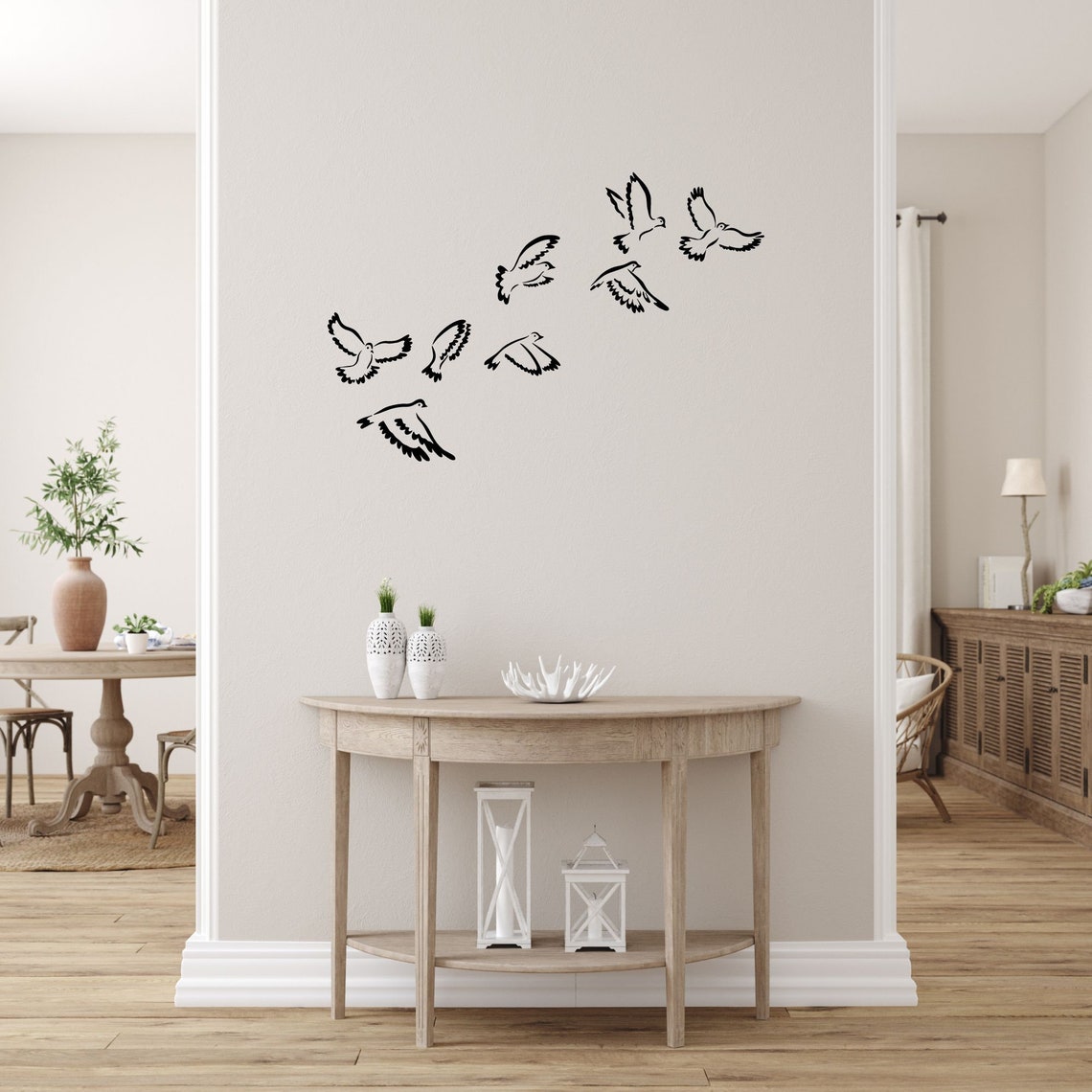 Flying Birds SVG Bundle\ Flying Bird Svg\ Flock of Flying Birds Svg ...