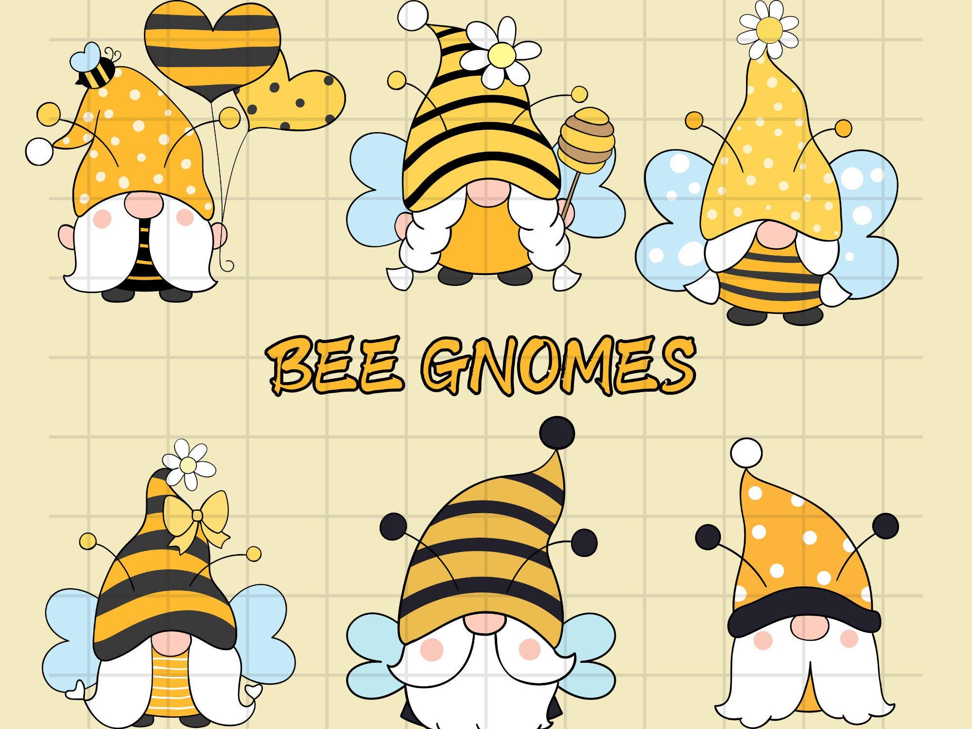 Bee Gnome Svg\ Spring Gnomes Cut Files\ Summer Gnomes Svg\ Dxf\ Eps ...