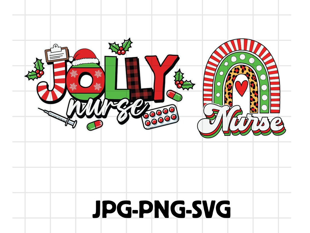 Christmas Nurse Svg\ Christmas Nurse Png\ Emergency Department Svg ...