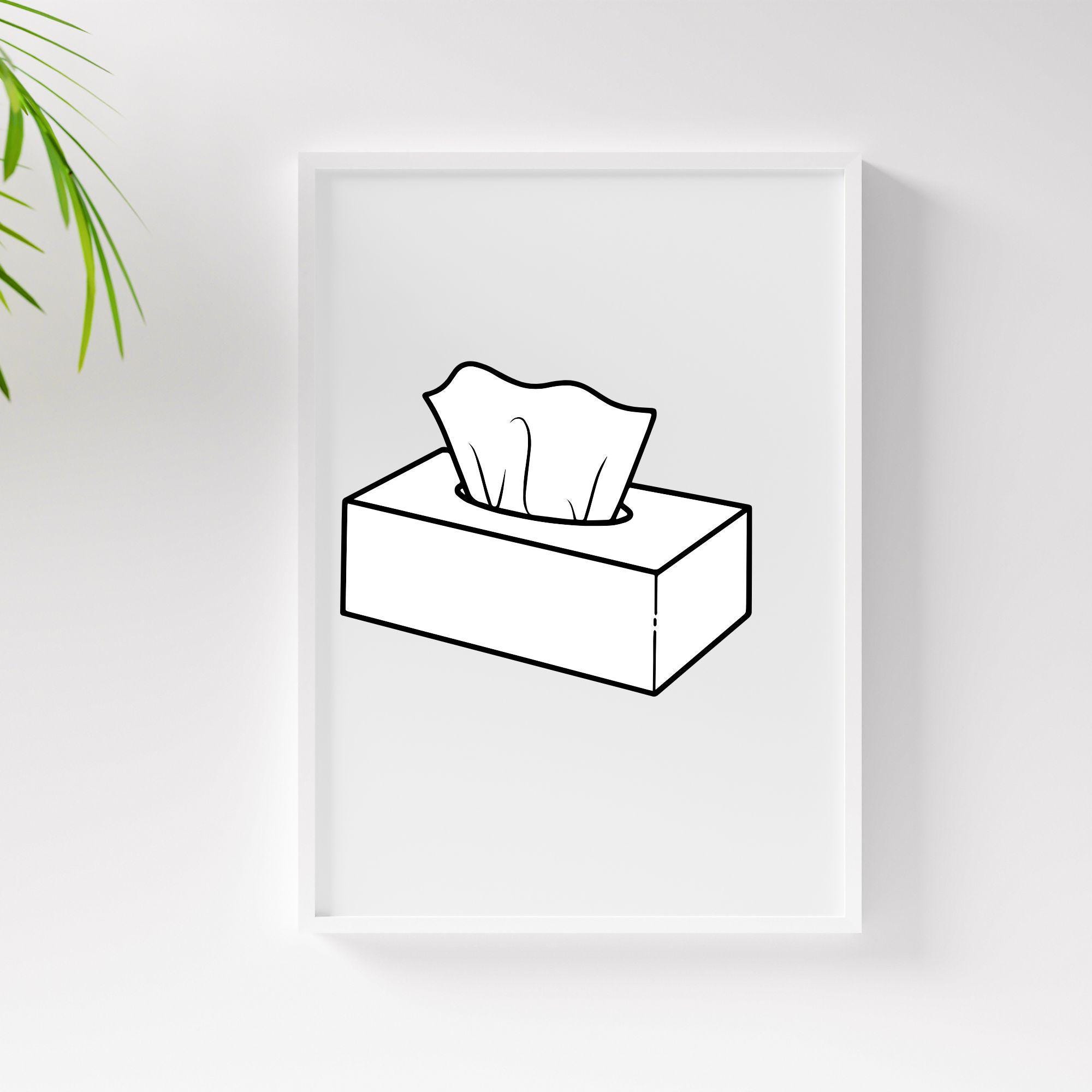 Doodle Tissue Box SVG\ PNG\ Psd\ Outline\ Tissue Paper Svg\tissue Png ...