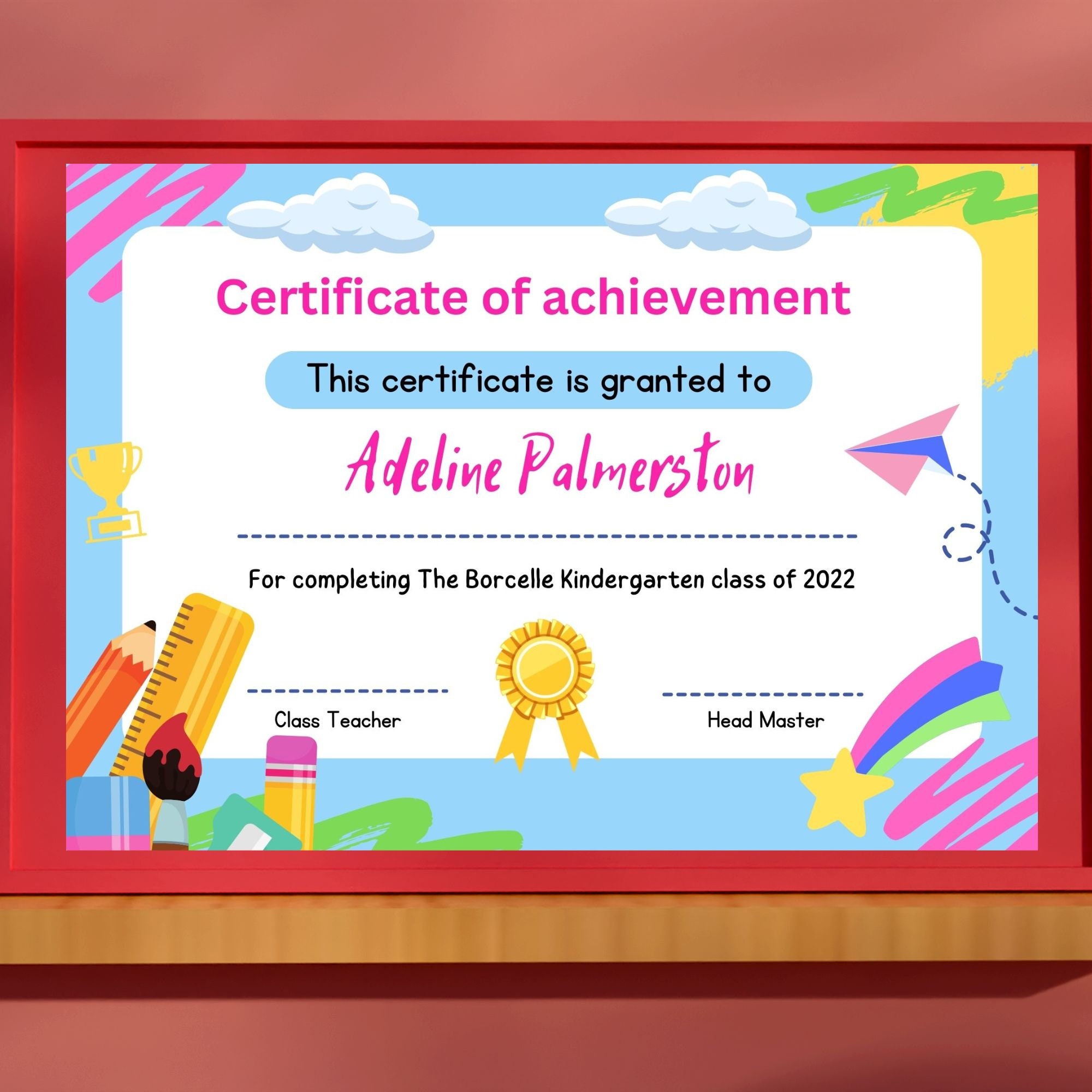 Printable Certificate Certificate of Achievement, Certificate of ...