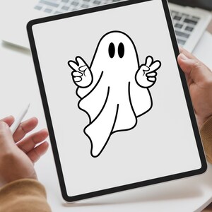 Halloween Ghost SVG Bundle, Ghost SVG, Halloween Ghost Svg, Halloween ...