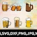Beer Mug SVG Beer Mug Silhouette SVG Cut Files Beer Mug Bundle SVG Beer ...