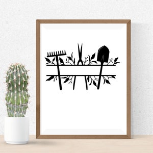 Garden Split Monogram Frame Svg\ Farm Decal Split Monogram Frame ...