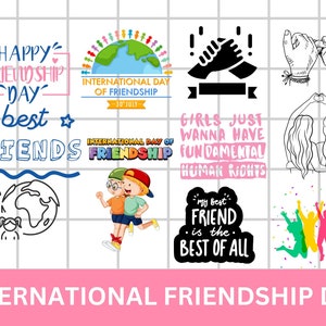 Friendship PNG Bundle, Friendship Png, Friendship Day Png, Friendship ...