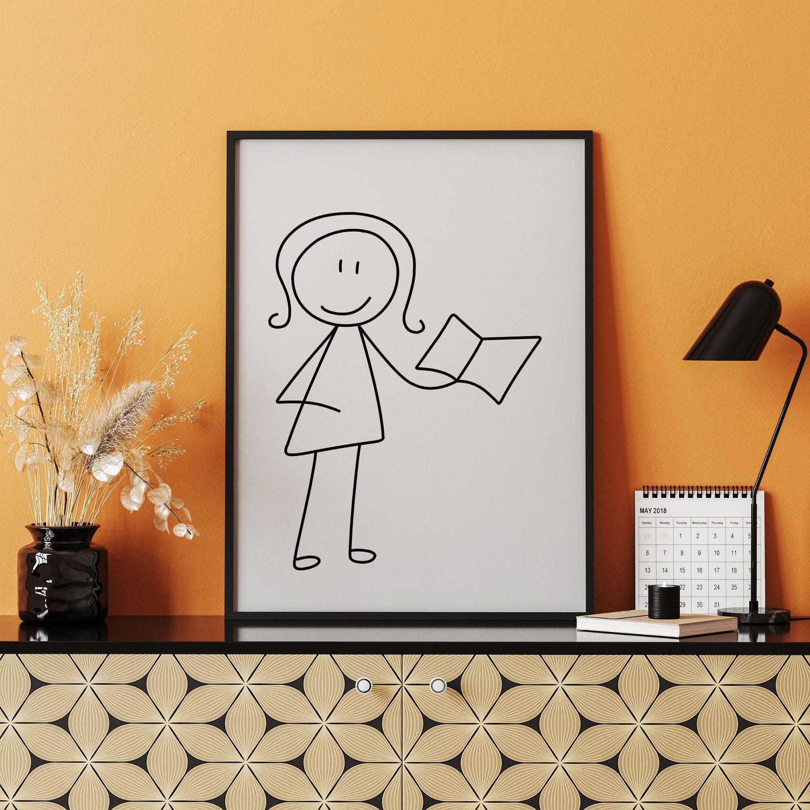 Stick Girl Svg Bundle\ Stick Singing Learning Drawing Girl Svg Clipart ...