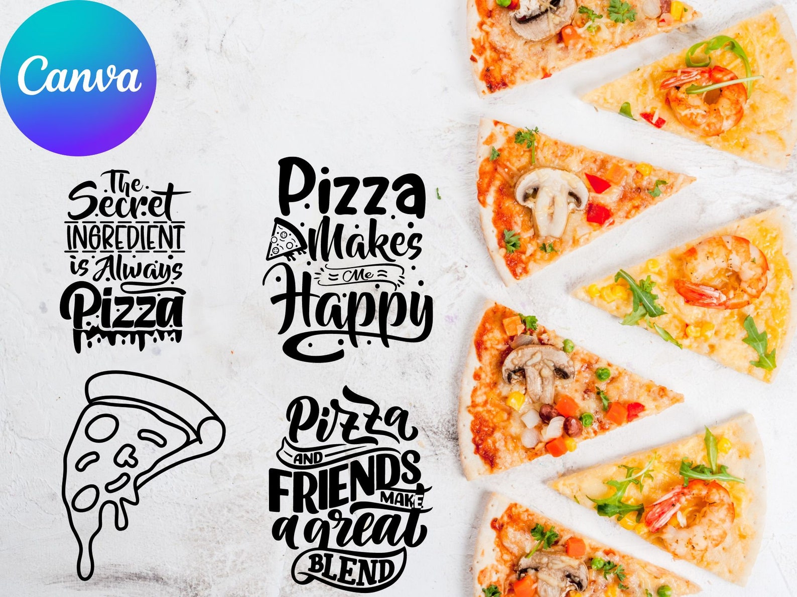 Pizza SVG, Pizza Bundle SVG, Pizza Sayings SVG, Pizza Clipart, Pizza ...