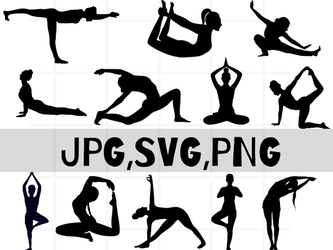 Yoga SVG/ Mediation Svg/ Practice Svg/ Yoga Pose Svg/ Fitness Svg ...