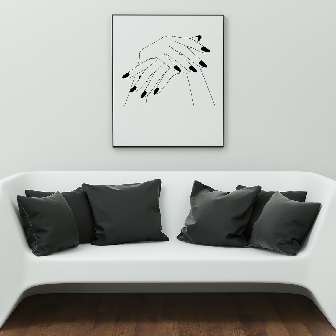 Nail Art SVG Bundle Girl Hand Svg Nail Art Cut File Nail Tech Svg Nail ...