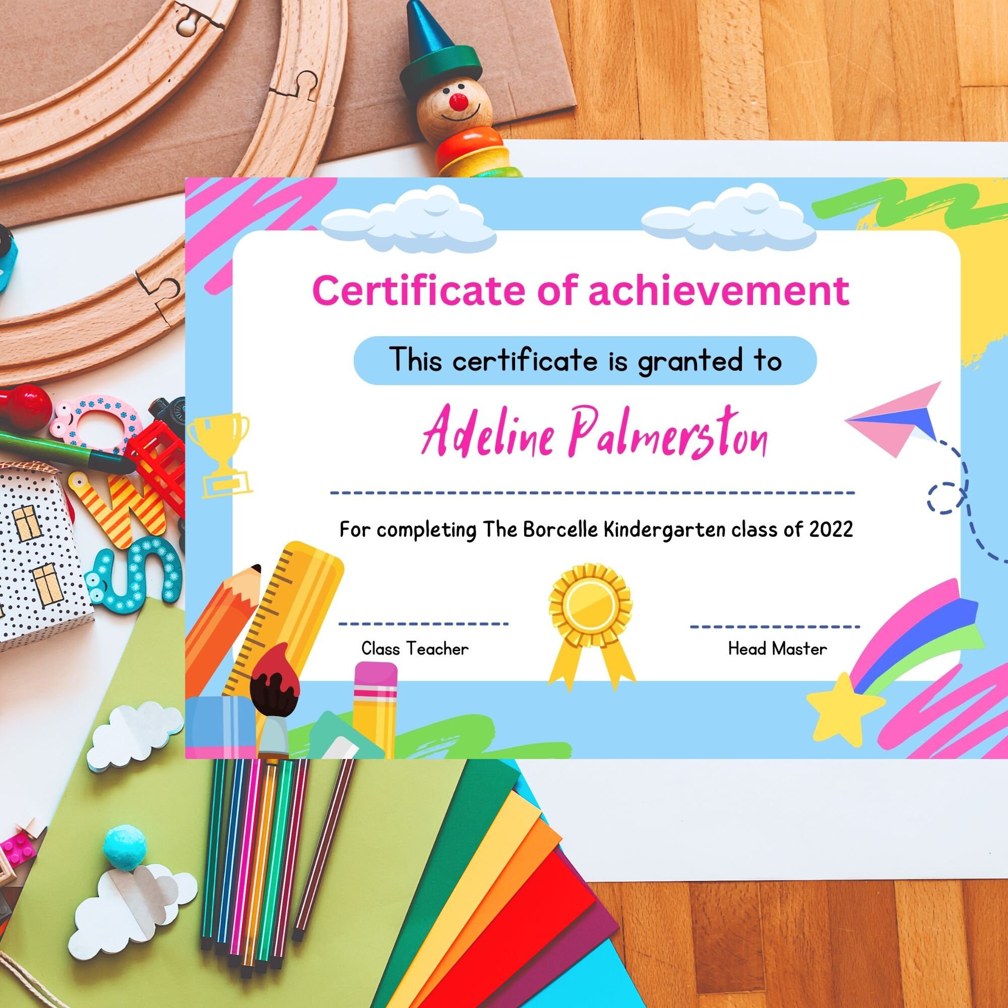 Printable Certificate Certificate of Achievement, Certificate of ...