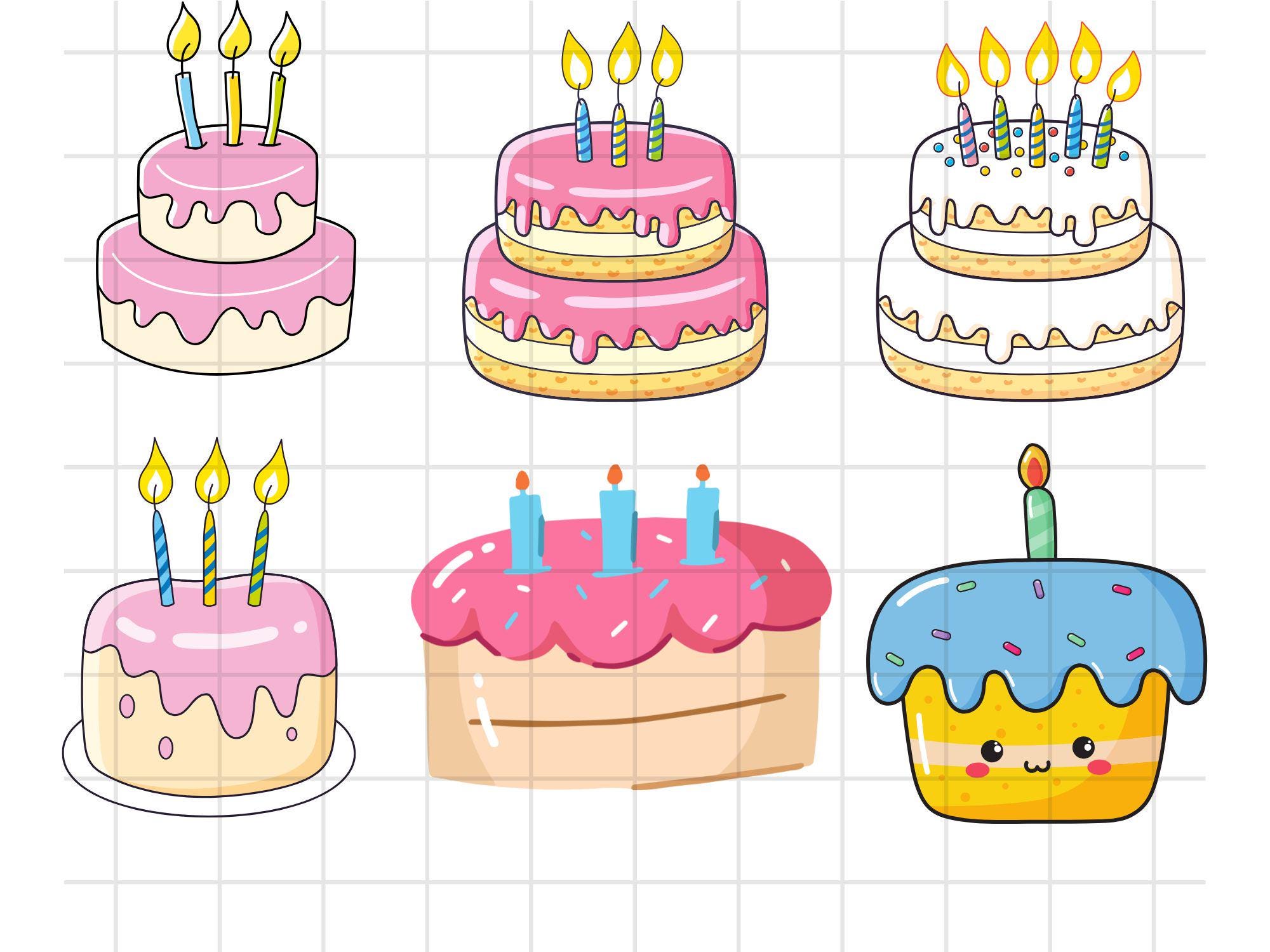 Cakes Svg\ Birthday Svg\ Dessert Svg\ Baking Svg\ Wedding Svg\ Clipart ...