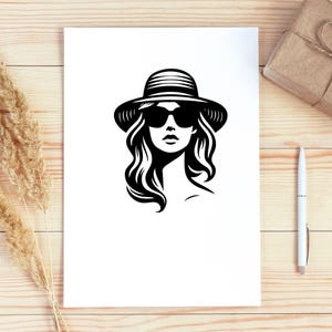 Fashion Lady Svg\ Evening Dress Svg\ Fashion Clipart\ Fashion Girl Cut ...