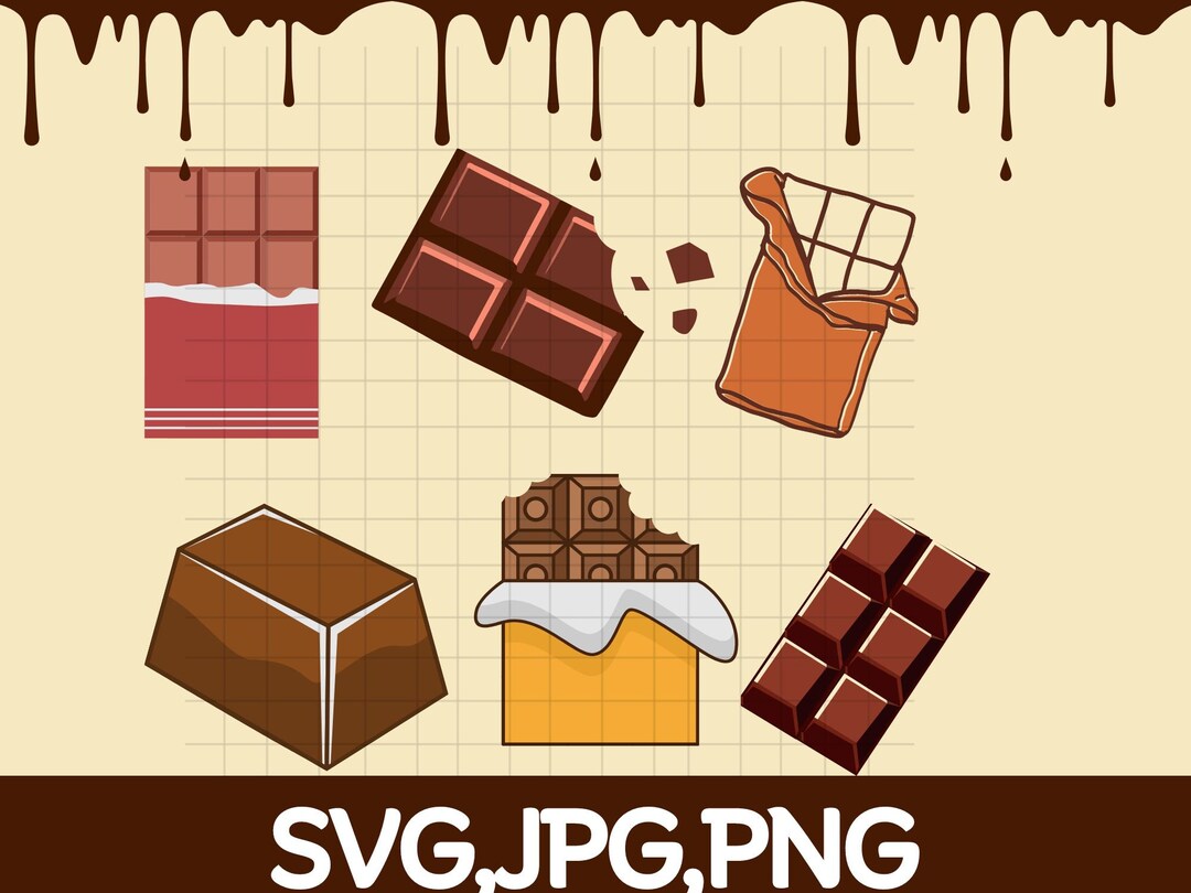 Chocolate Svg/ Chocolate Cricut Svg/ Chocolate Svg Cut Files/ Chocolate ...