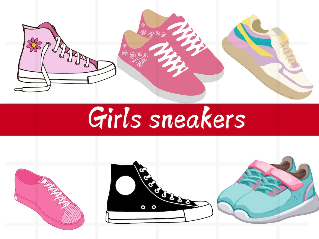 Sneakers Shoes PNG\ All Colours Converse Clipart\ Chuck Taylor Shoes ...