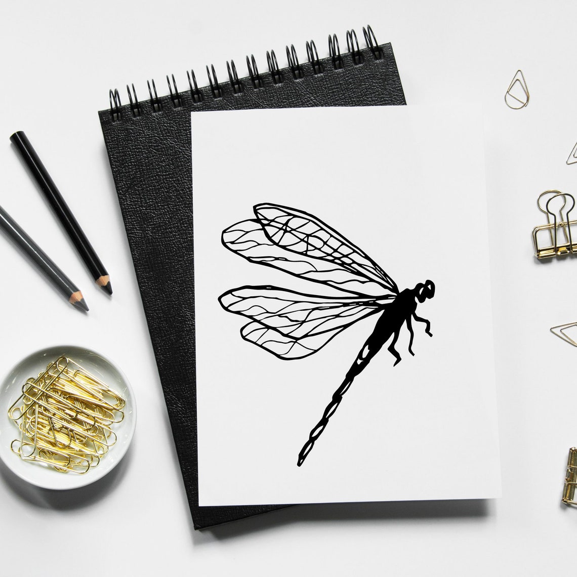 Dragonfly SVG Bundle Insect Svg Dragonfly Vector Dragonflies Wings Cut ...