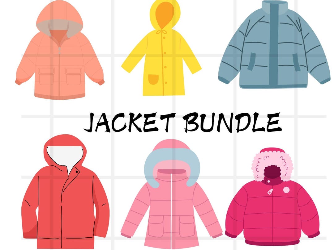 Winter Clothing Clipart\ Clothes Digital Clipart\ Winter Clipart ...