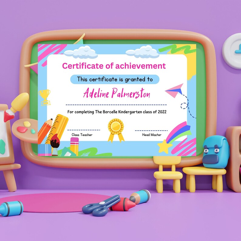 Printable Certificate Certificate of Achievement, Certificate of ...