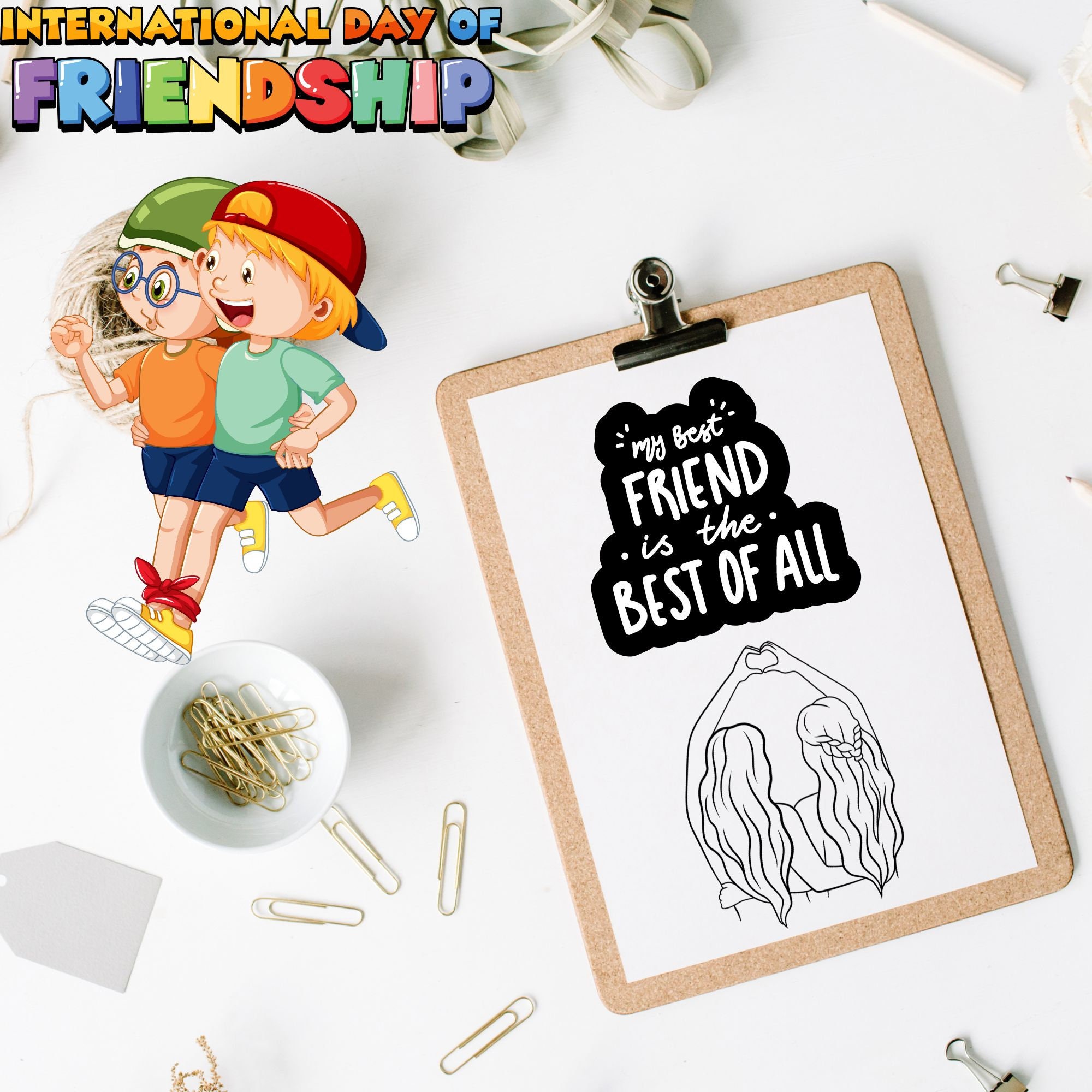 Friendship PNG Bundle, Friendship Png, Friendship Day Png, Friendship ...