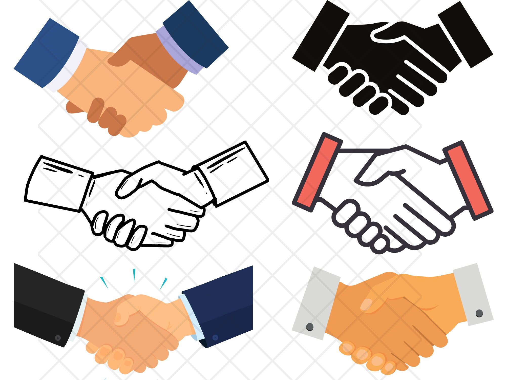 Hand Shake SVG Bundle\ Hand Shake SVG\ Shaking Hands SVG\ Hand Shake ...
