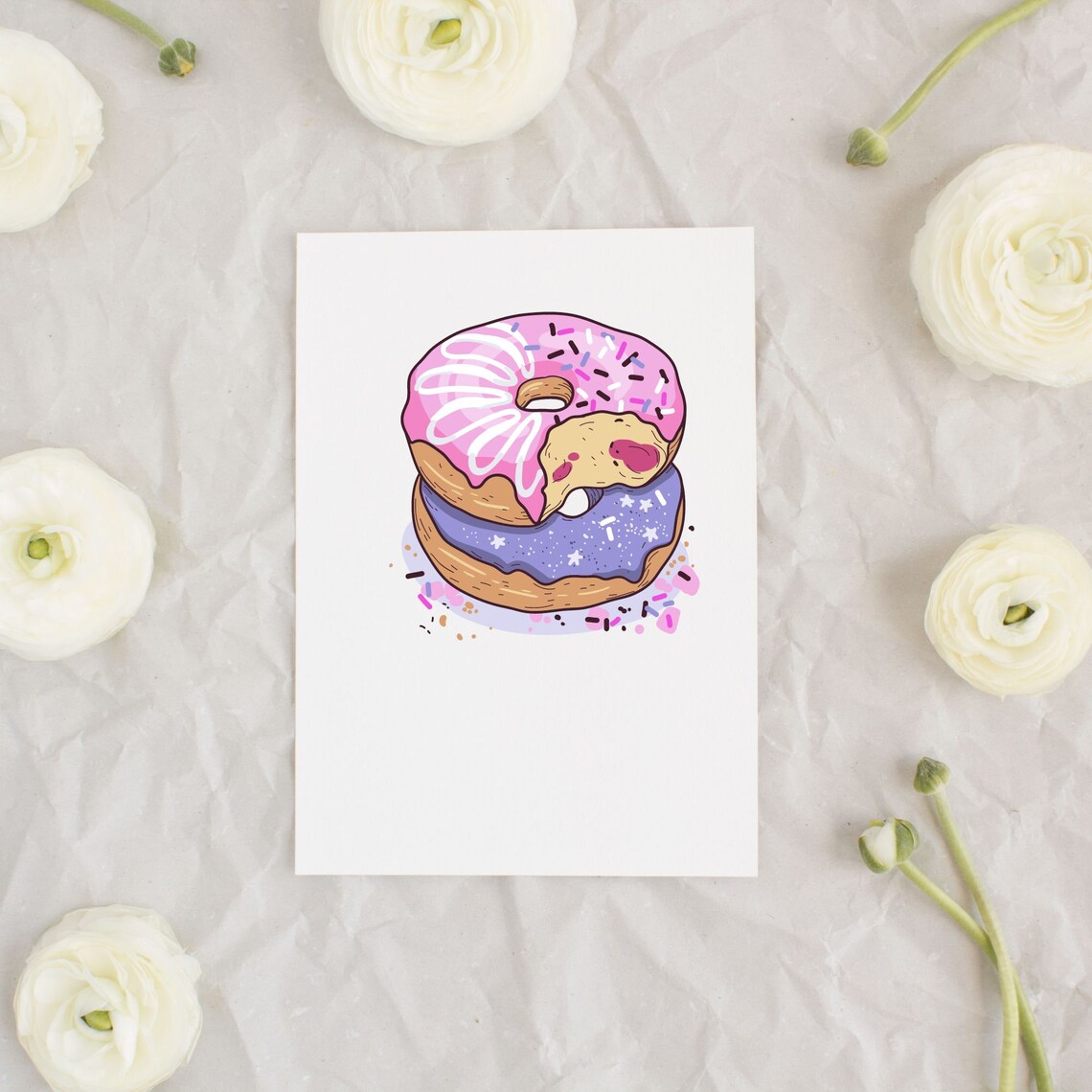 Donut SVG Bundle Chocolate Donut SVG Doughnut SVG Donut Clipart ...