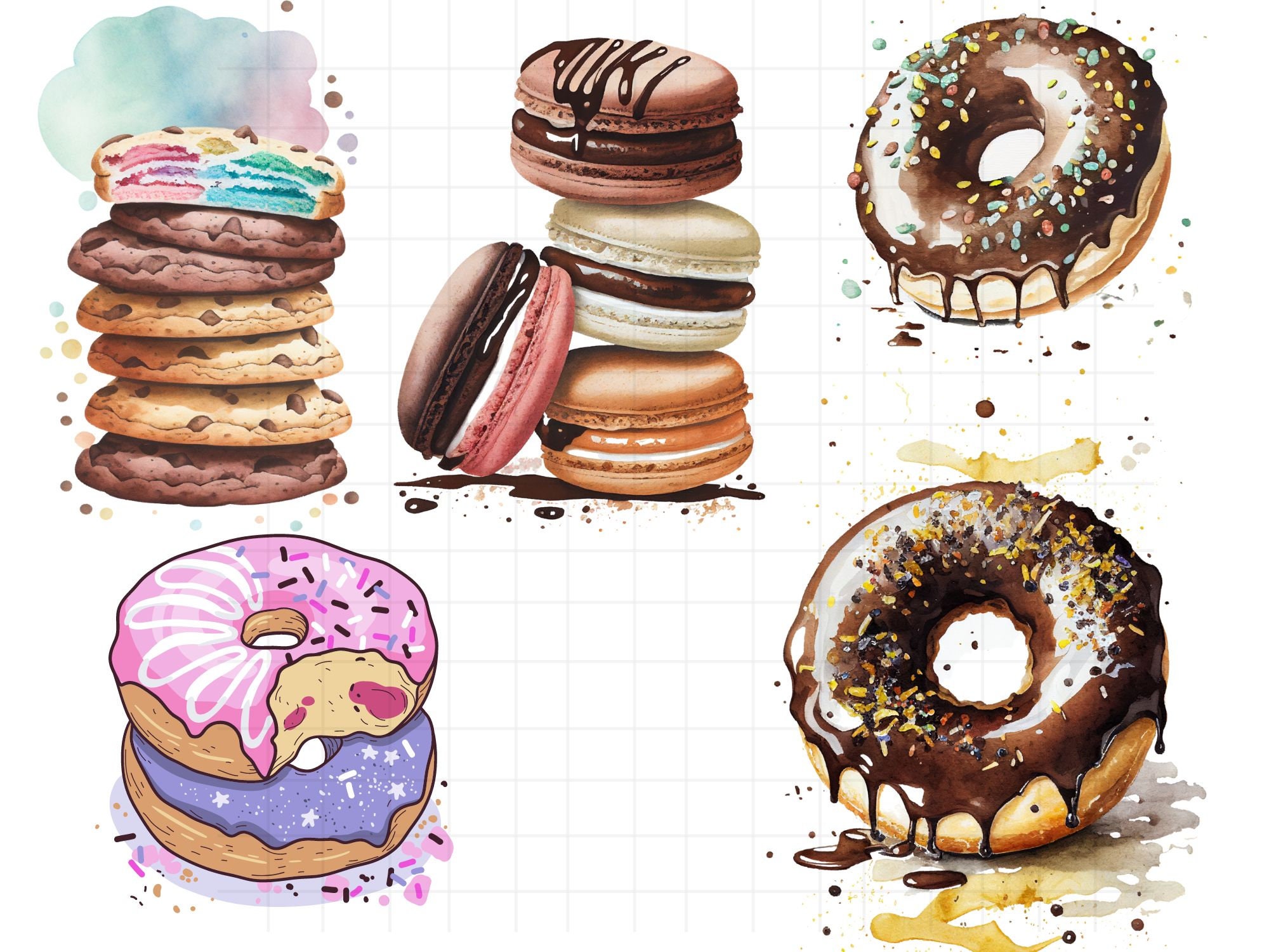 Donut SVG\ Donut Layered\ Dount Cut File\ Doughnut\ Birthday\ Sprinkle ...