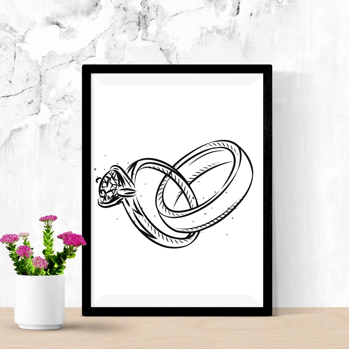 Wedding Ring Svg, Marriage Ring Svg, Couple Ring Svg, Wedding Ring ...