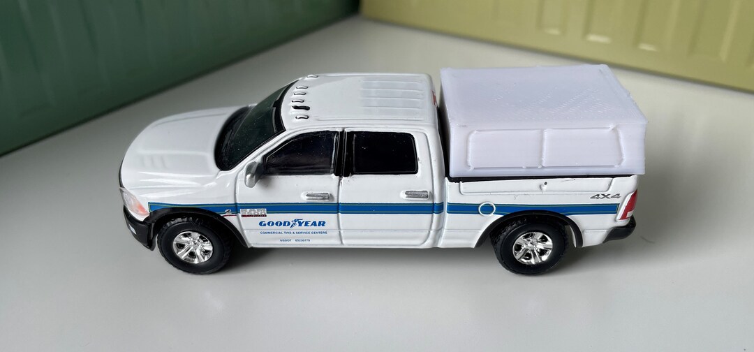3D Printed Add-on Truck Window Cap /shell for 1/64 Greenlight Dodge Ram ...