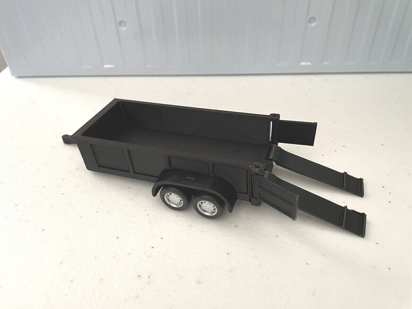 3D Printed Utility Trailer for 1/64 Diecast Vehicles, Greenlight, Hot ...