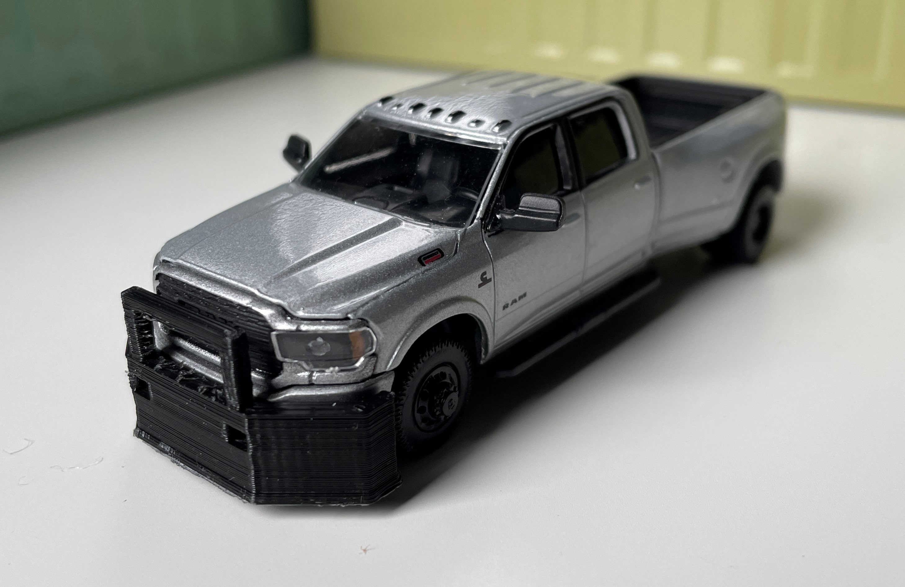 2x 3D Printed Add-on Front Grill Bumper Pusher for Greenlight 1/64 2022 ...