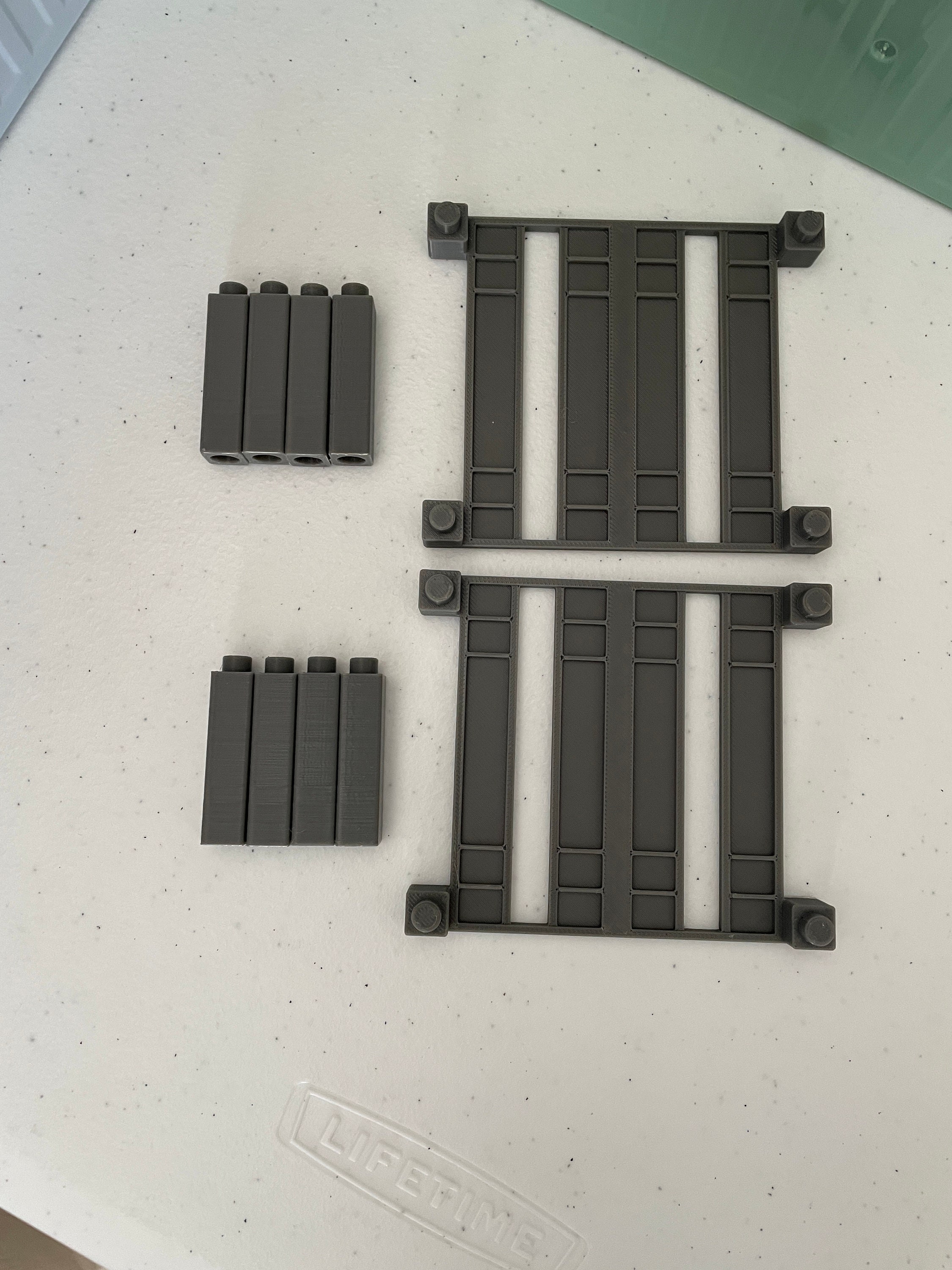 2x 3D Printed Dual Car Stackable Lifts for 1/64 Hot Wheels, Greenlight ...