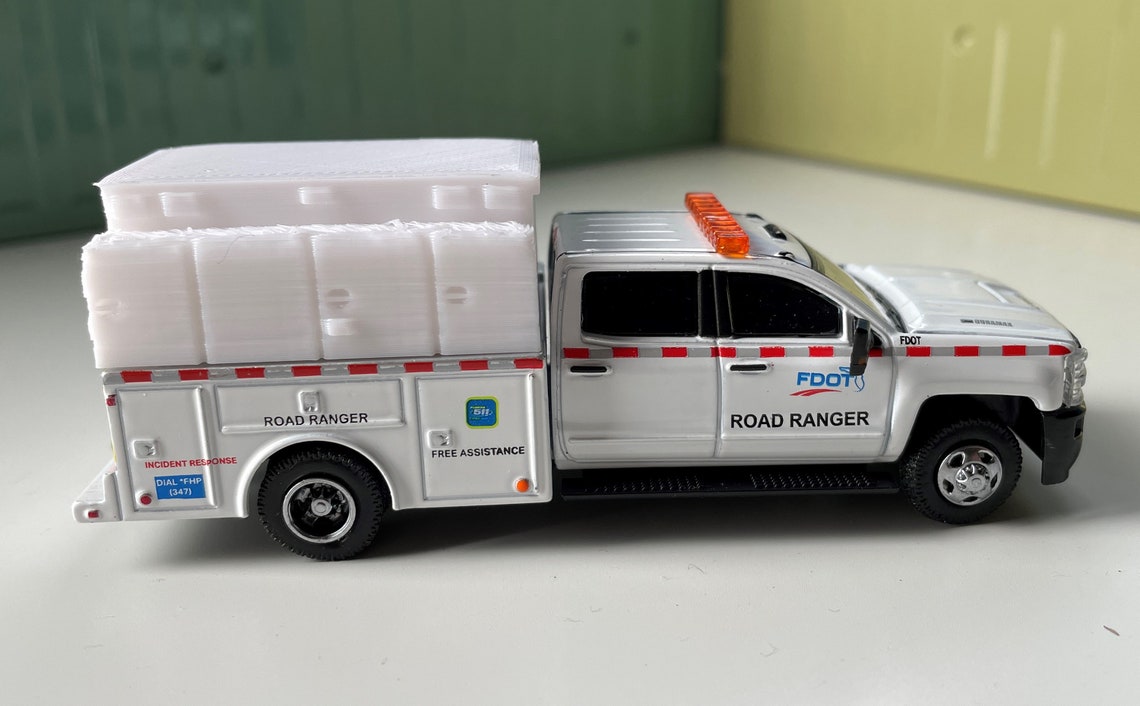 3D Print Add-on ESU Shell for Greenlight Chevrolet 3500 Silverado ...