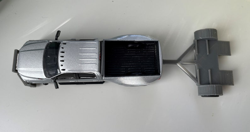 3D Printed Trailer Dolly for 1/64 Diecast Vehicles, Greenlight, Hot ...