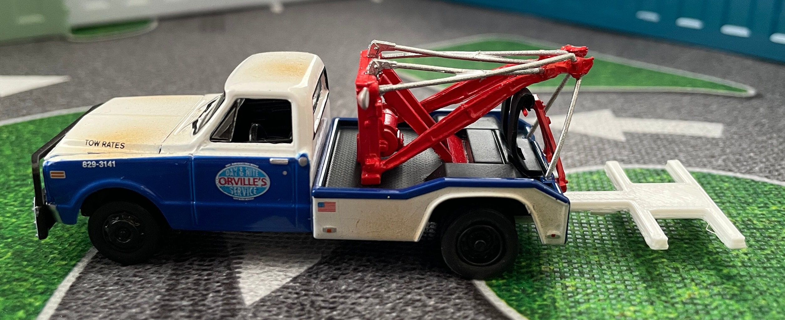 2X - 3D Print Add-on for 1/64 Greenlight Chevrolet C30 Tow Wrecker-tow ...