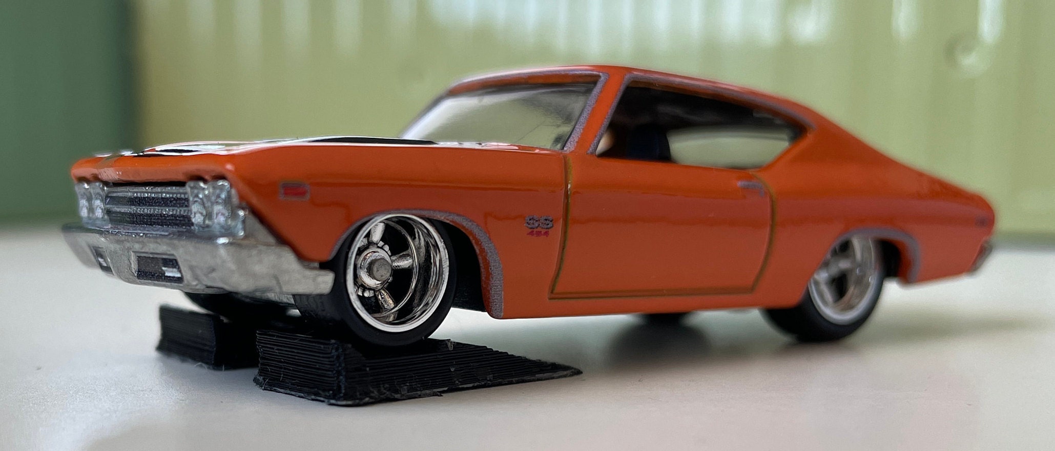 3D Printed Automotive Ramps 1:64 (set of 2 = 4 Total Pieces)) Grey or ...