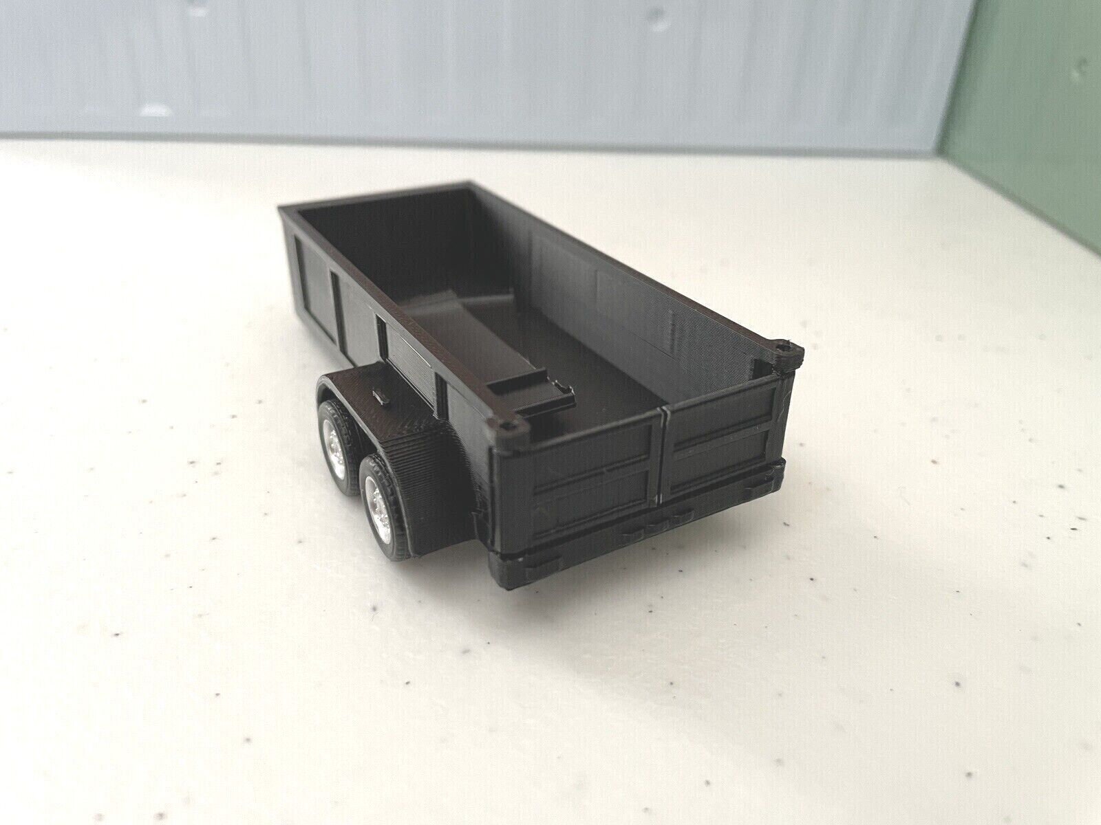 3D Printed Utility Trailer for 1/64 Diecast Vehicles, Greenlight, Hot ...