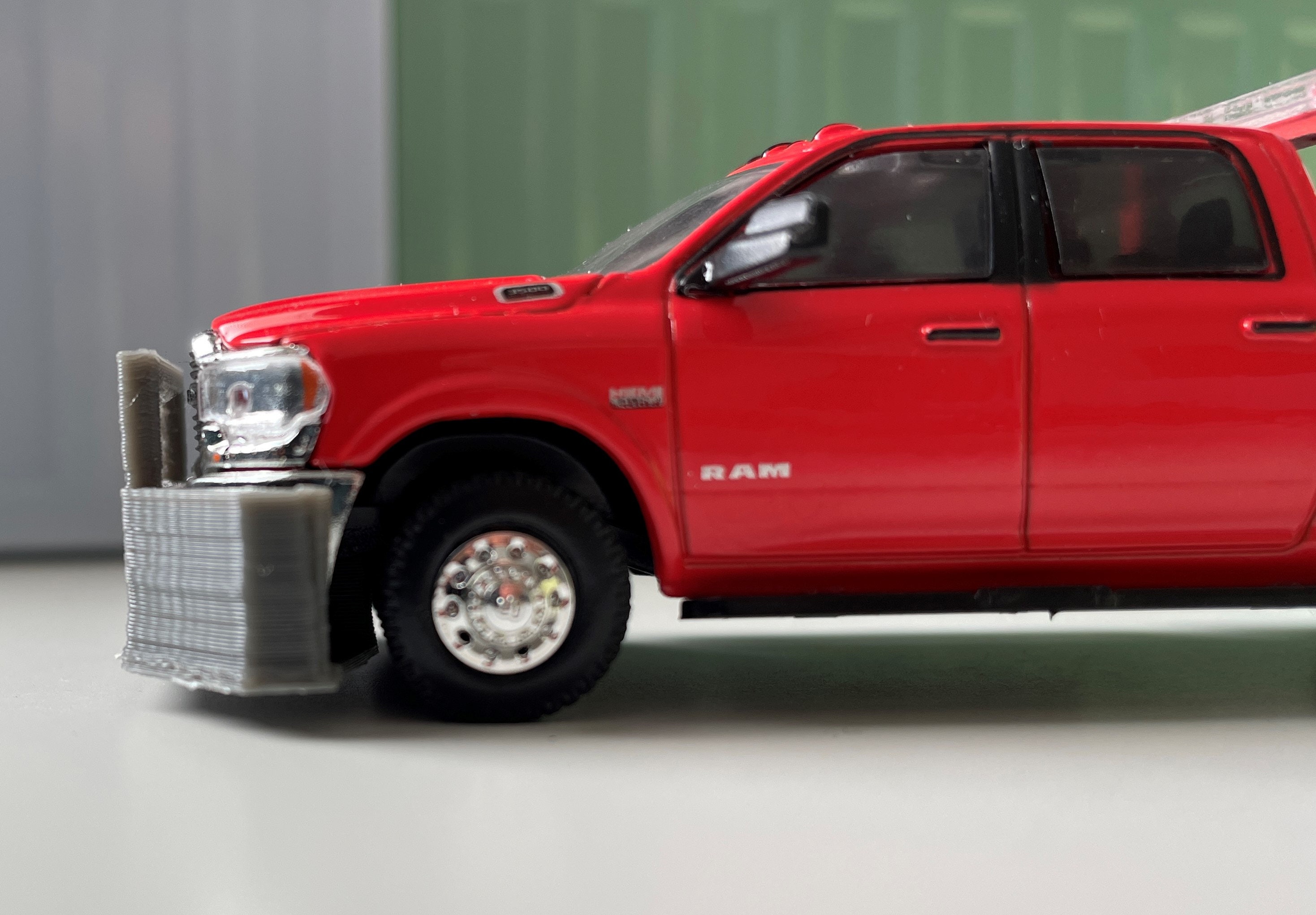 2x 3D Printed Add-on Front Grill Bumper Pusher for Greenlight 1/64 2022 ...