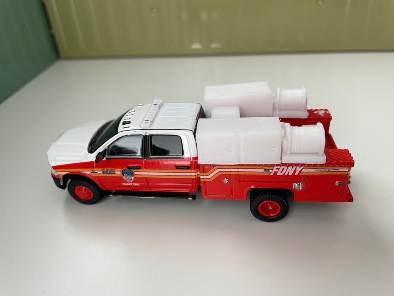 3D Print Add on 1/64 Fire Truck Brush Bed Set for Tradesman, Service Beds & More - Etsy