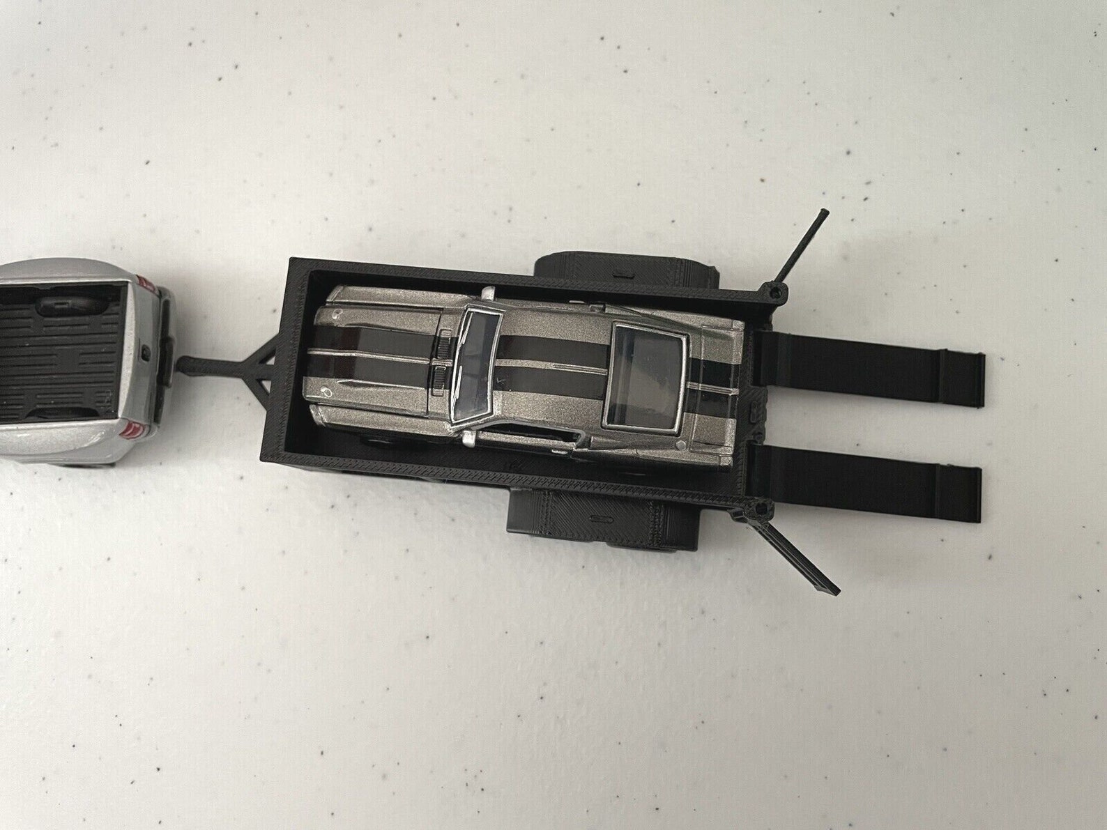 3D Printed Utility Trailer for 1/64 Diecast Vehicles, Greenlight, Hot ...