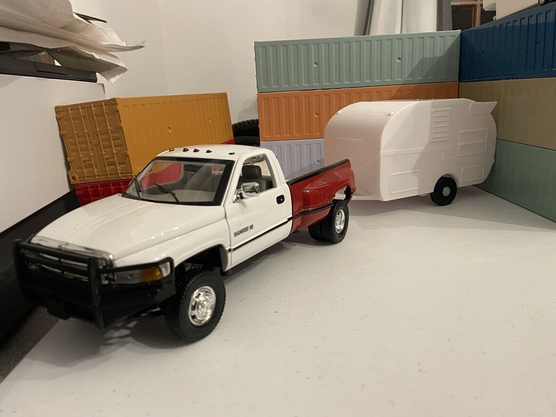 3D Printed Trailer Camper Hitch and Tow 1/18 Scale - 3500 - Etsy