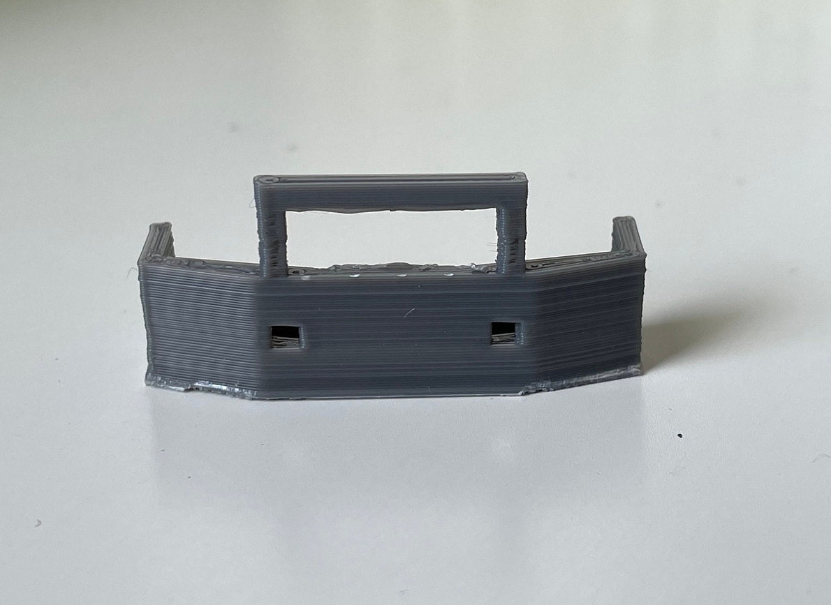 2X 3D Printed Add-on Push Grill Bumper for 1/64 Greenlight Chevrolet ...