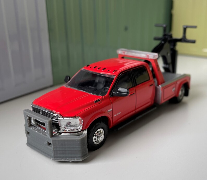 2x 3D Printed Add-on Front Grill Bumper Pusher for Greenlight 1/64 2022 ...