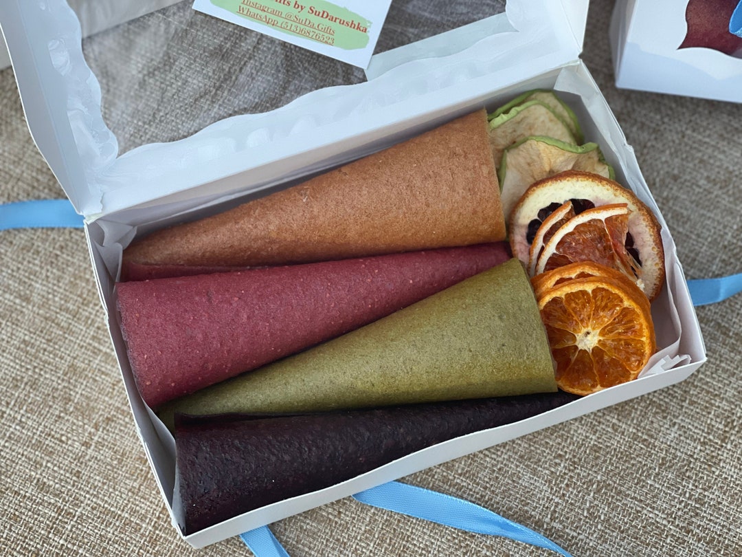 Gift Box mini Mix Dehydrated Fruit Leather and - Etsy