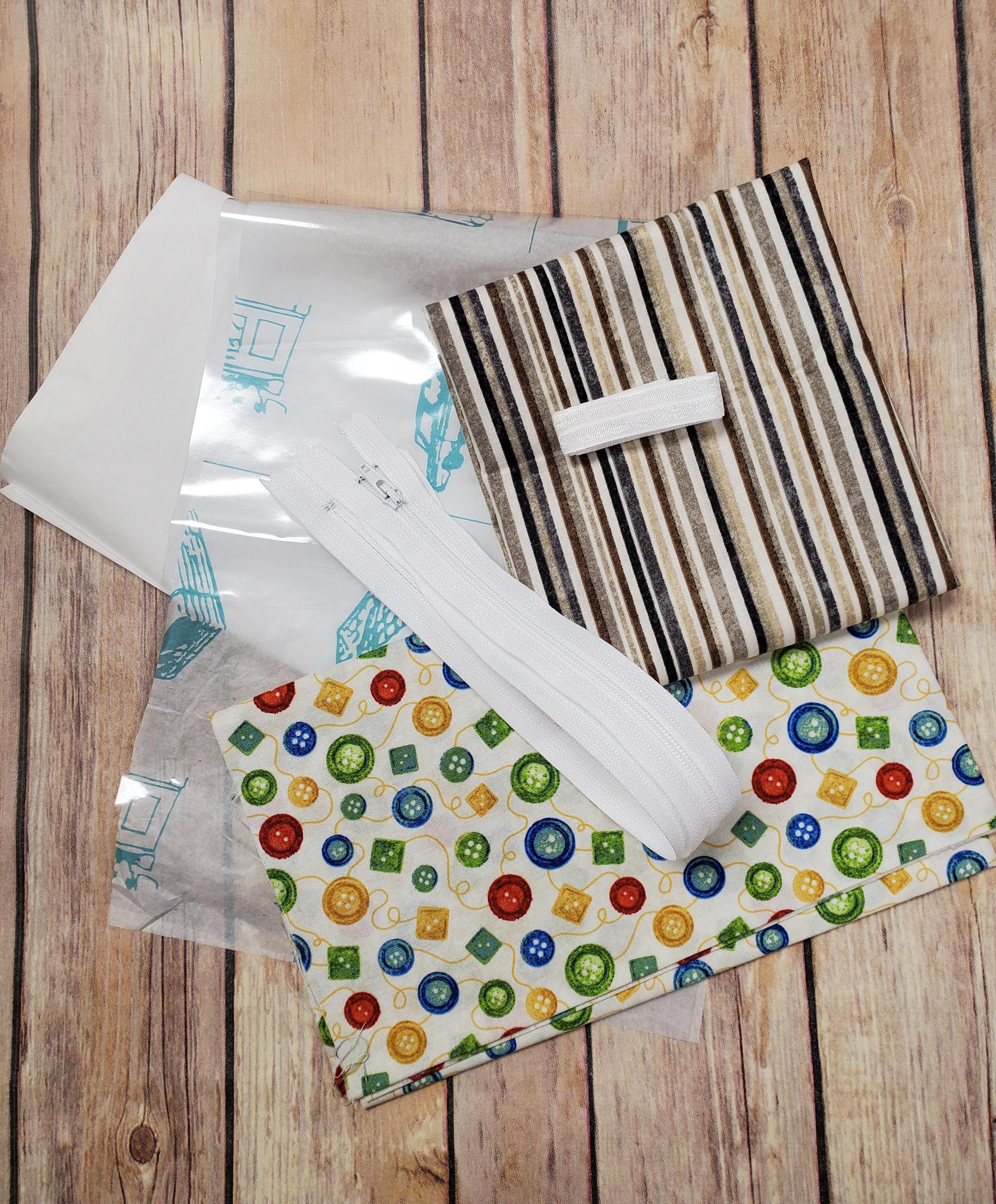 Double Zip Gadget Case Fabric Kit - Etsy