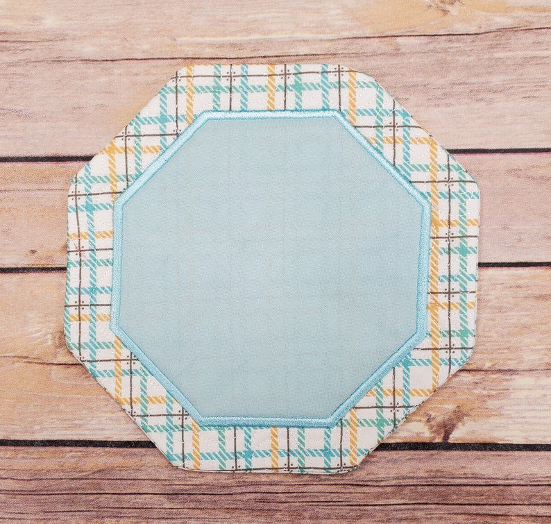 Blank Mug Rug Machine Embroidery Embroidery Design - Etsy